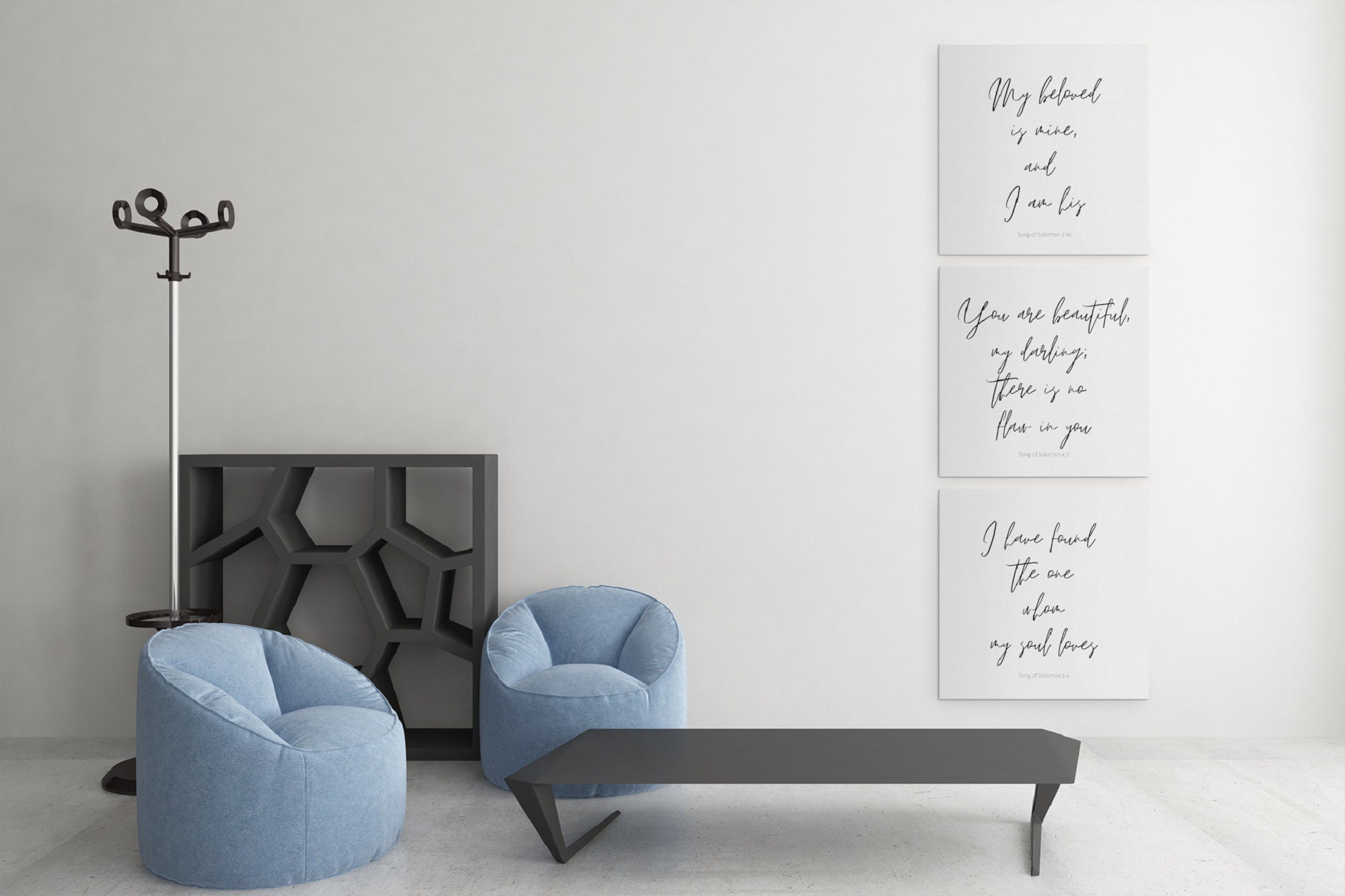 Printable Bible Verse Wall Art Scripture Digital Art Set of - Etsy