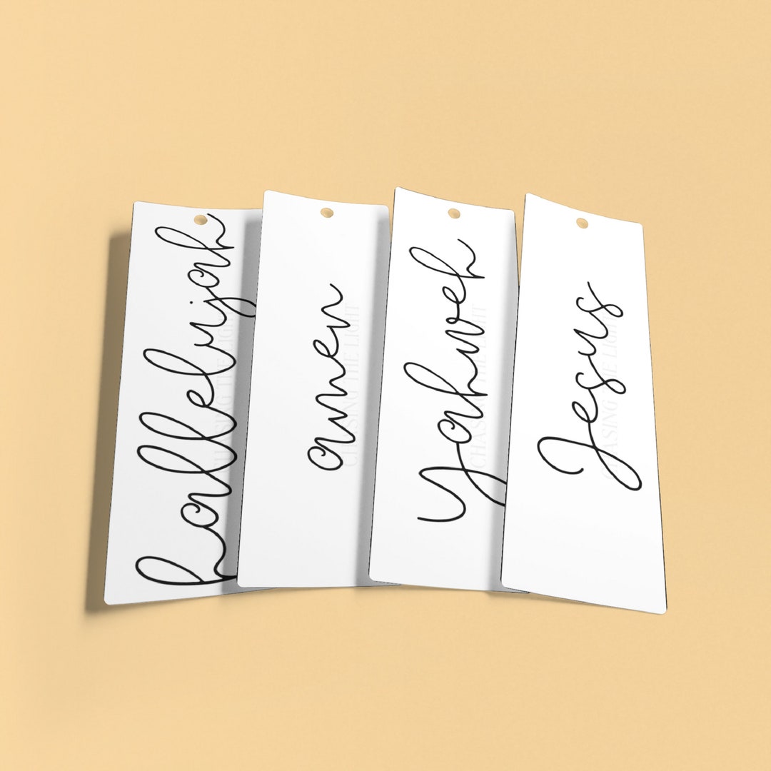 Follower of Christ Bookmarks, Printable Scripture Bookmark Set of 10 ...