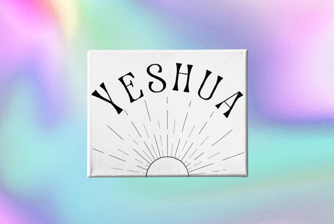 Printable Yeshua Art, Digital Biblical Yeshua Wall Print - Etsy