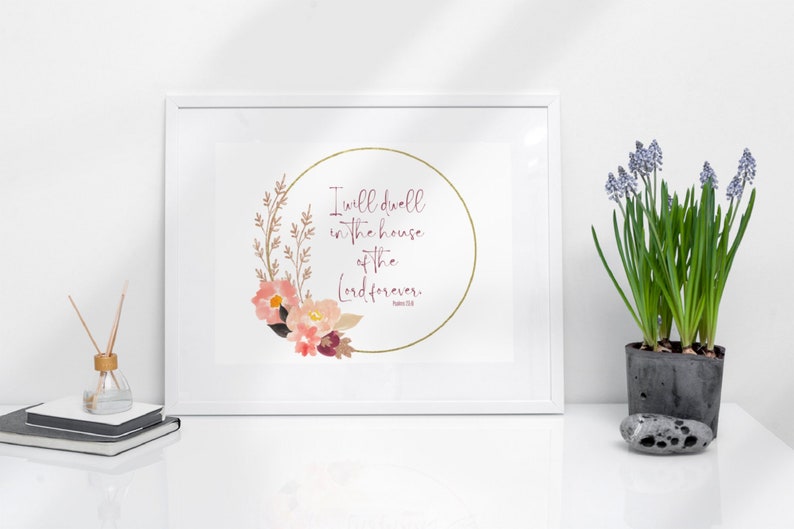 Printable Bible Verse Wall Art Scripture Digital Art Psalms - Etsy