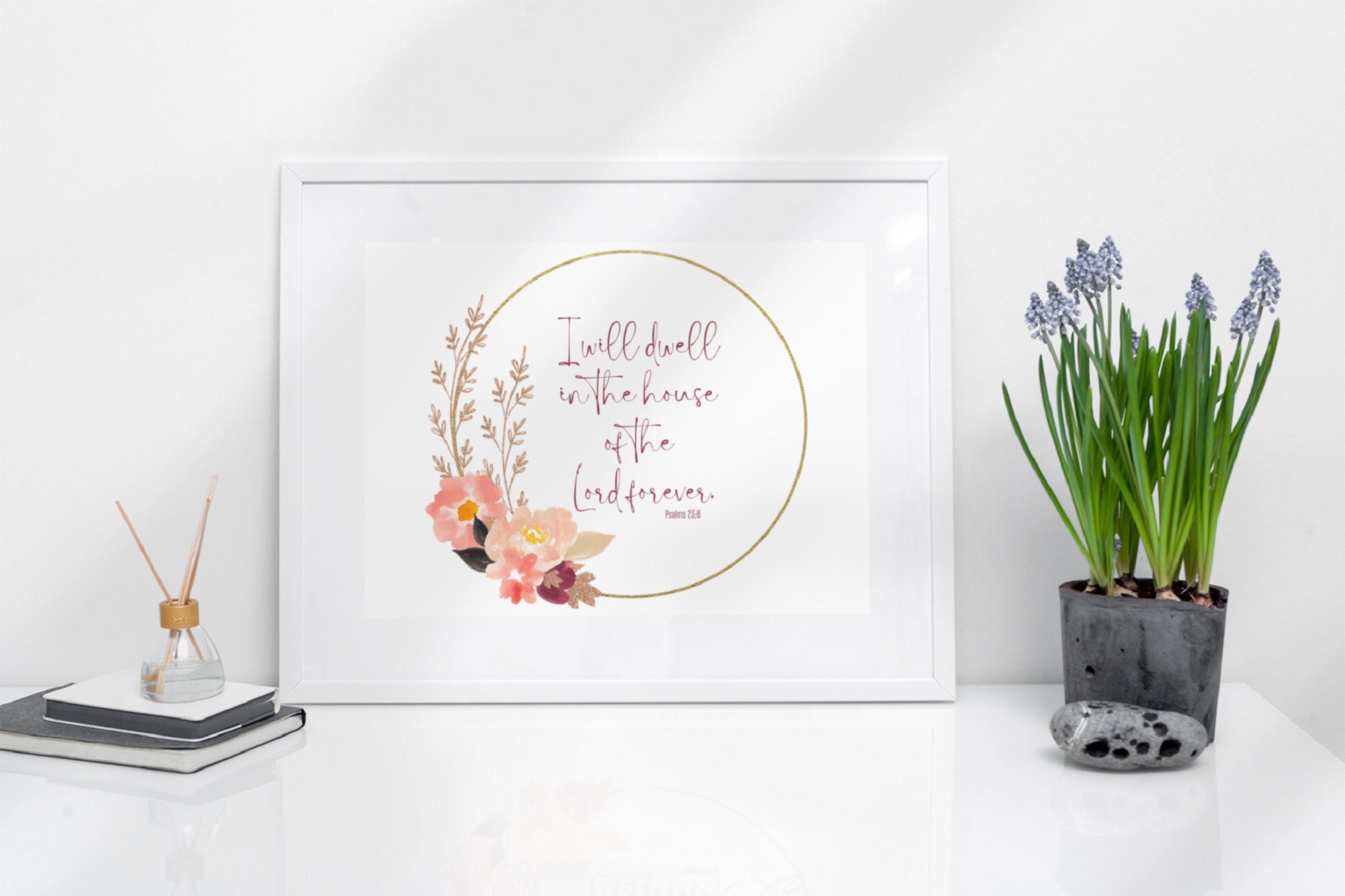 Printable Bible Verse Wall Art Scripture Digital Art Psalms - Etsy