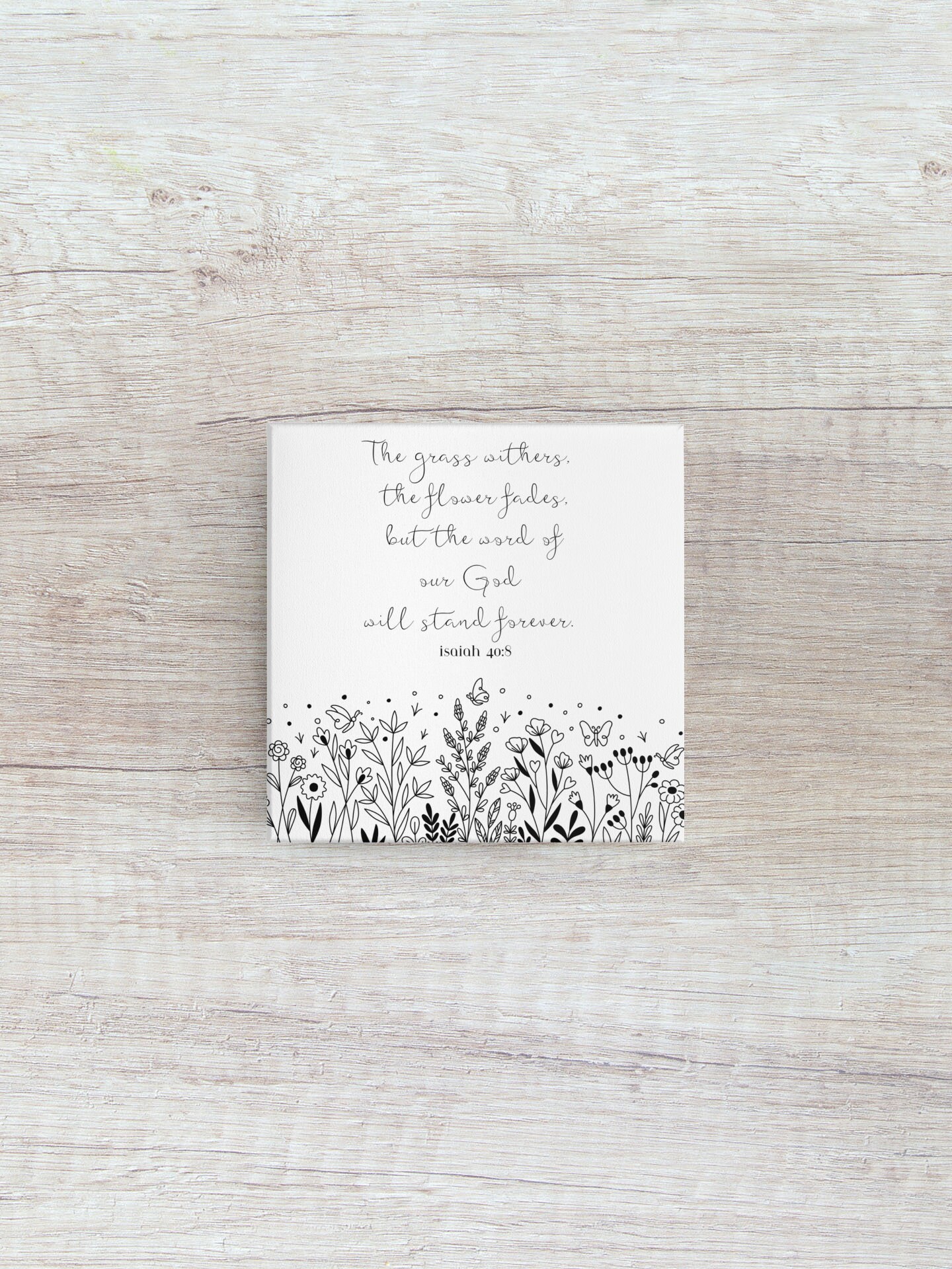 Printable Bible Verse Wall Art, Scripture Digital Art, Isaiah 40:8 ...