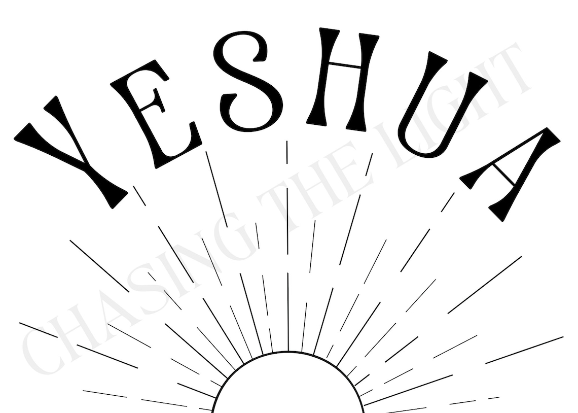 Printable Yeshua Art, Digital Biblical Yeshua Wall Print - Etsy