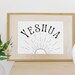 Printable Yeshua Art, Digital Biblical Yeshua Wall Print - Etsy