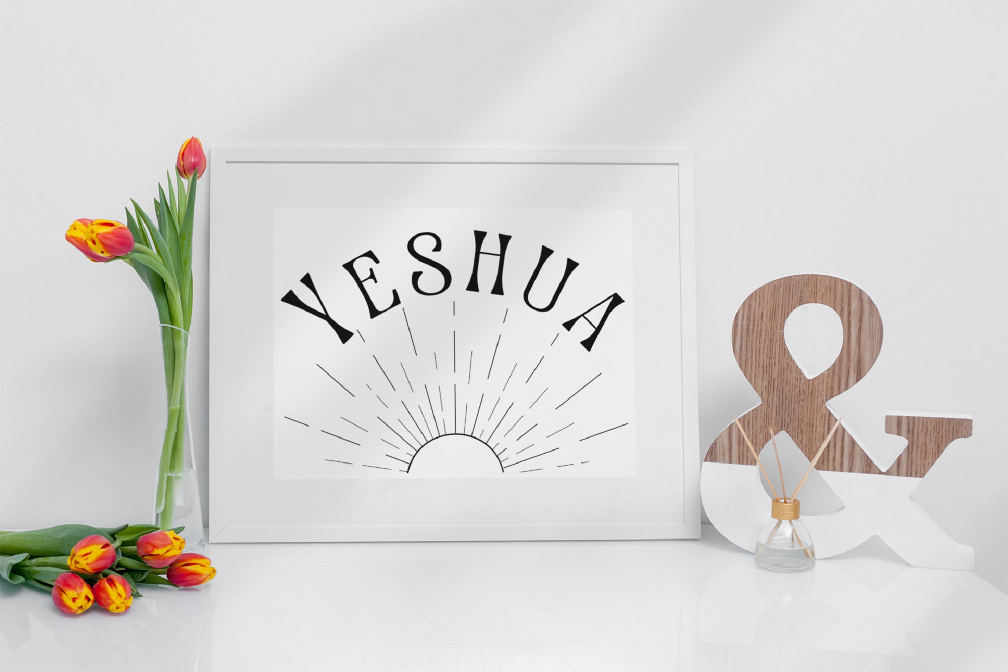 Printable Yeshua Art, Digital Biblical Yeshua Wall Print - Etsy