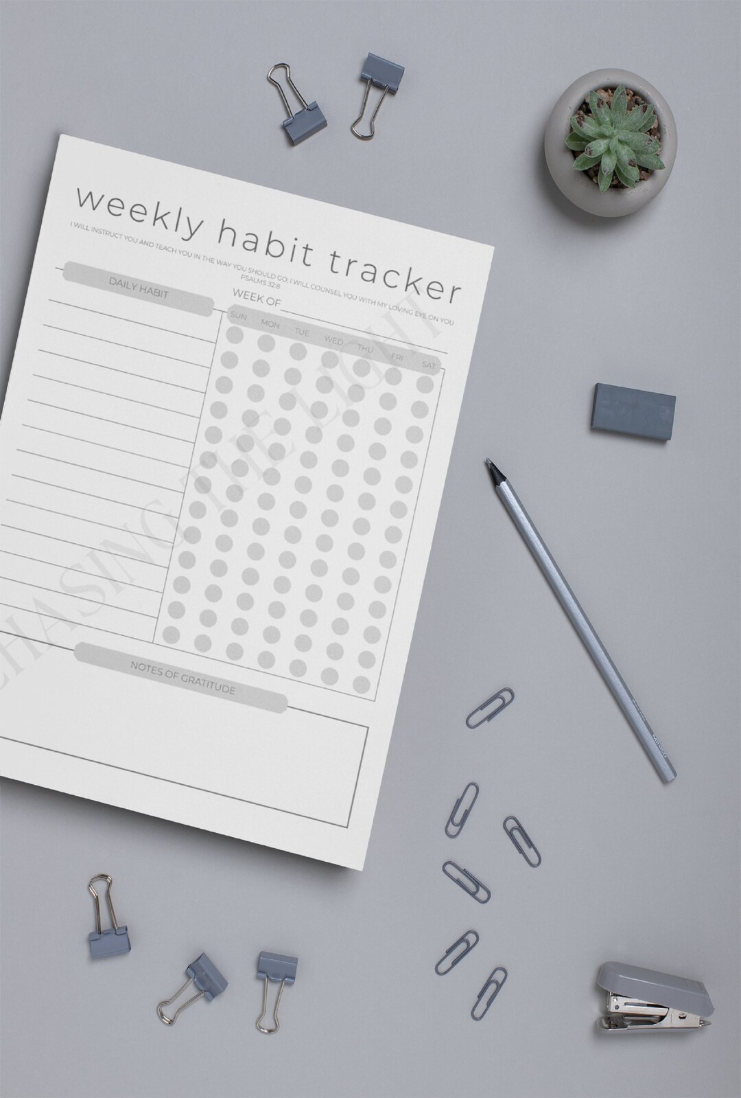Minimalist Habit Tracker, Habit Tracker Template, Printable PDF ...