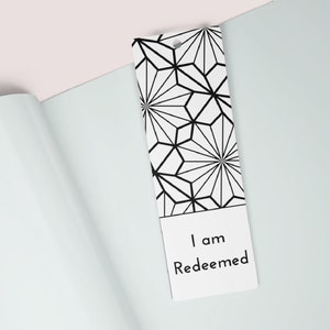 Who I Am in Christ, Printable Scripture Bookmark Set, Coloring Bookmark ...