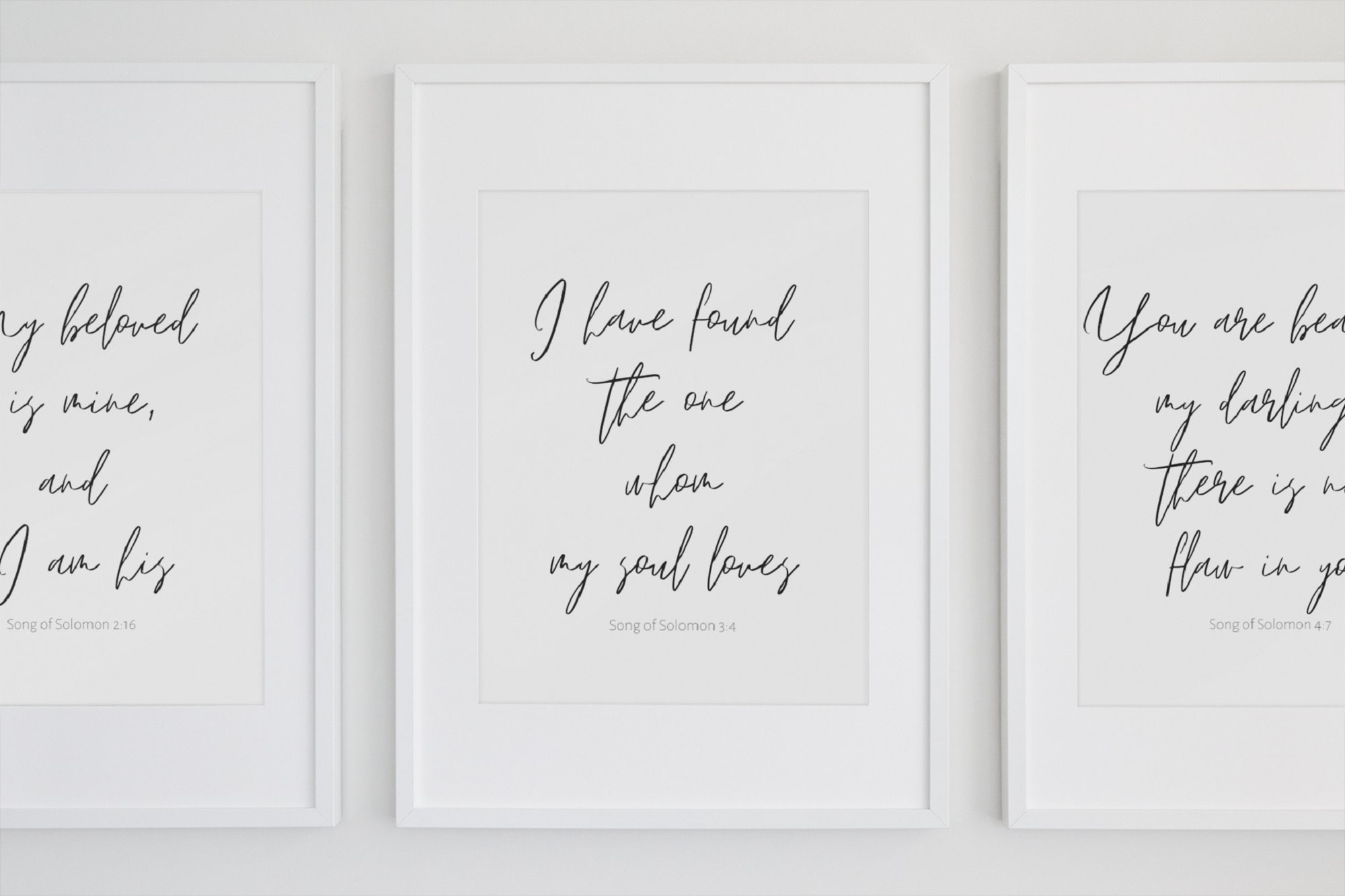 Printable Bible Verse Wall Art Scripture Digital Art Set of - Etsy