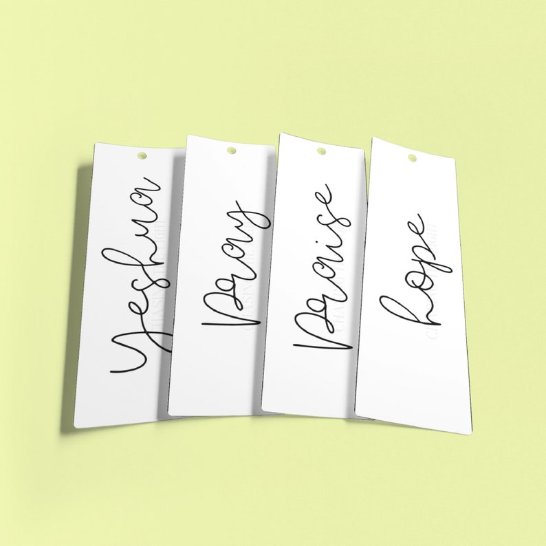 Follower of Christ Bookmarks, Printable Scripture Bookmark Set of 10 ...