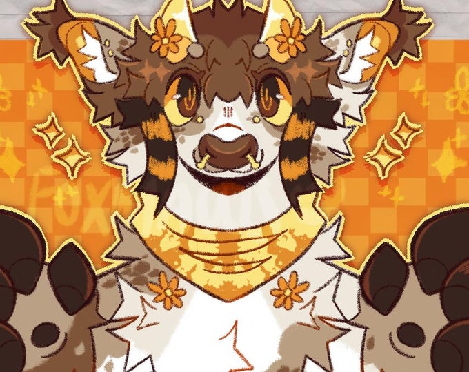 2000’s Sunflower Honey Cow Furry Fursona Adoptable ← - Etsy