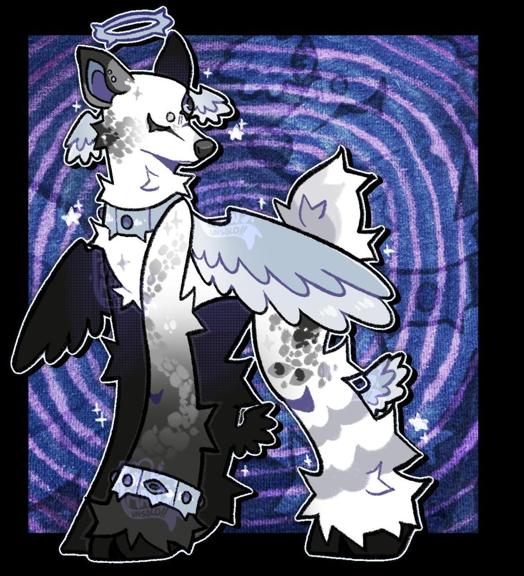 Angelic Snow Deer / Doe Hybrid Furry Fursona Adoptable ← - Etsy Canada