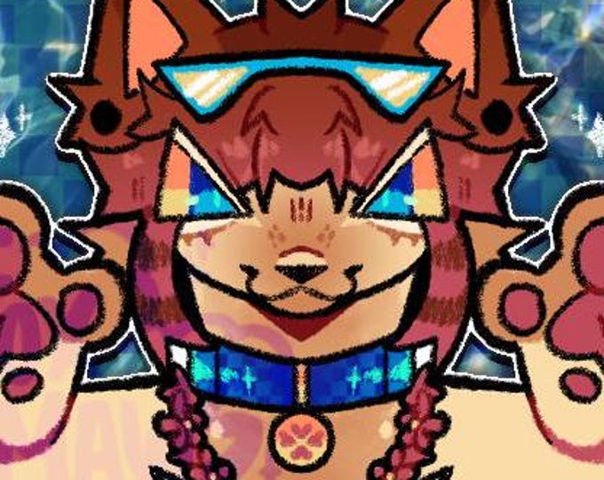 Beach Gyaru Fem Feline / Kitty Furry Fursona Adoptable ← - Etsy