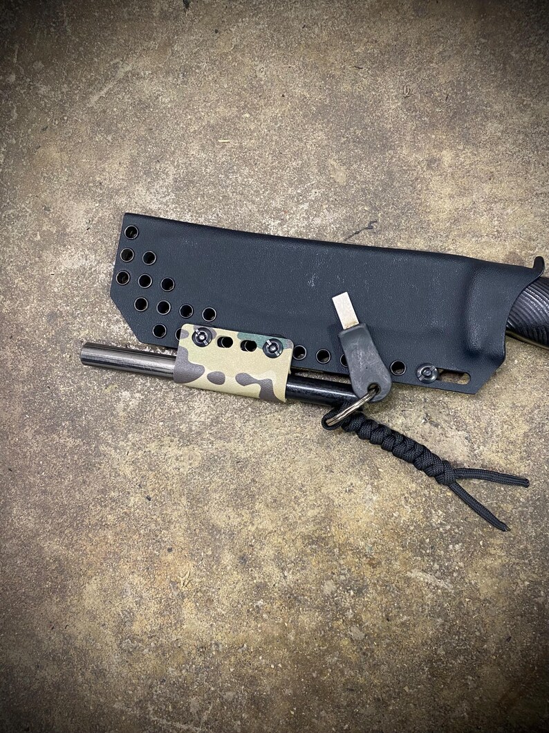 Universal Fire Steel/ferro Rod Loop - Multi Cam/black Multi Cam - Etsy