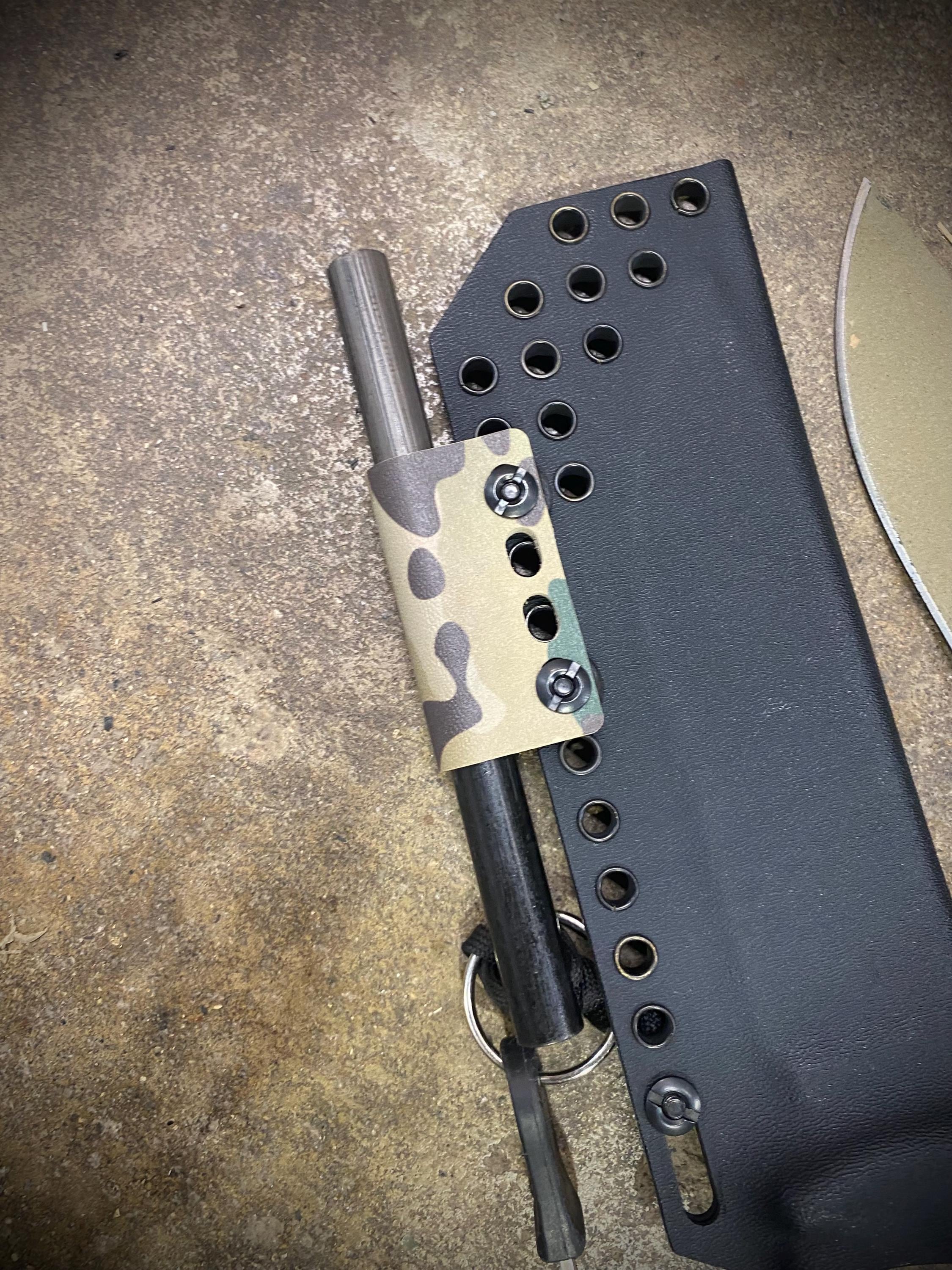 Universal Fire Steel/ferro Rod Loop - Multi Cam/black Multi Cam - Etsy