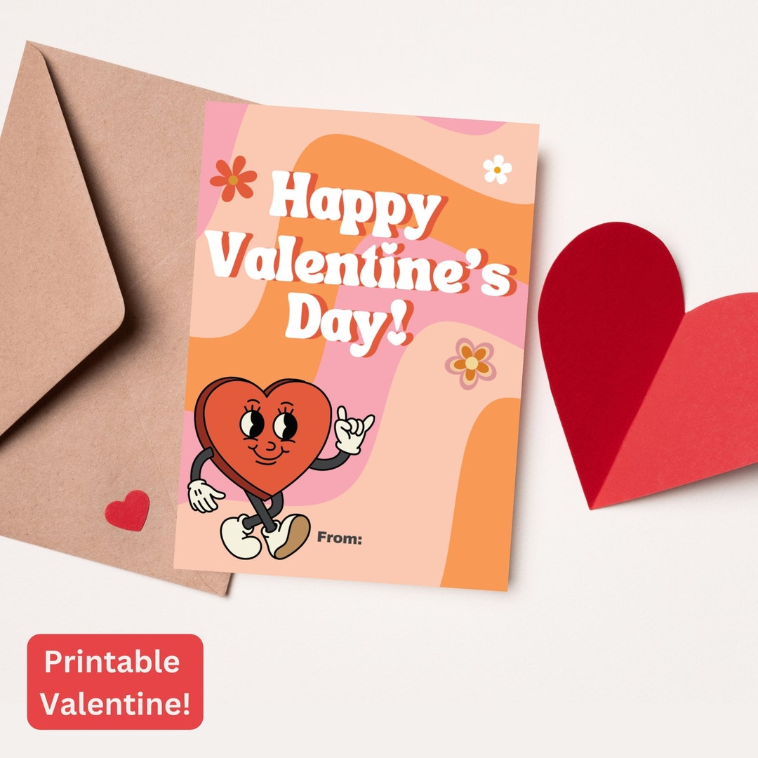 Class Valentine, Kids Valentine Cards, Valentine Cards for Kids ...