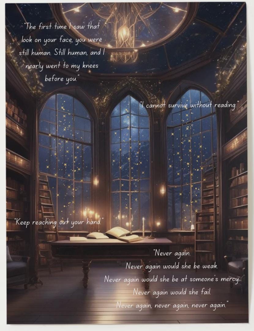 ACOTAR Series Inspired Posters - Etsy