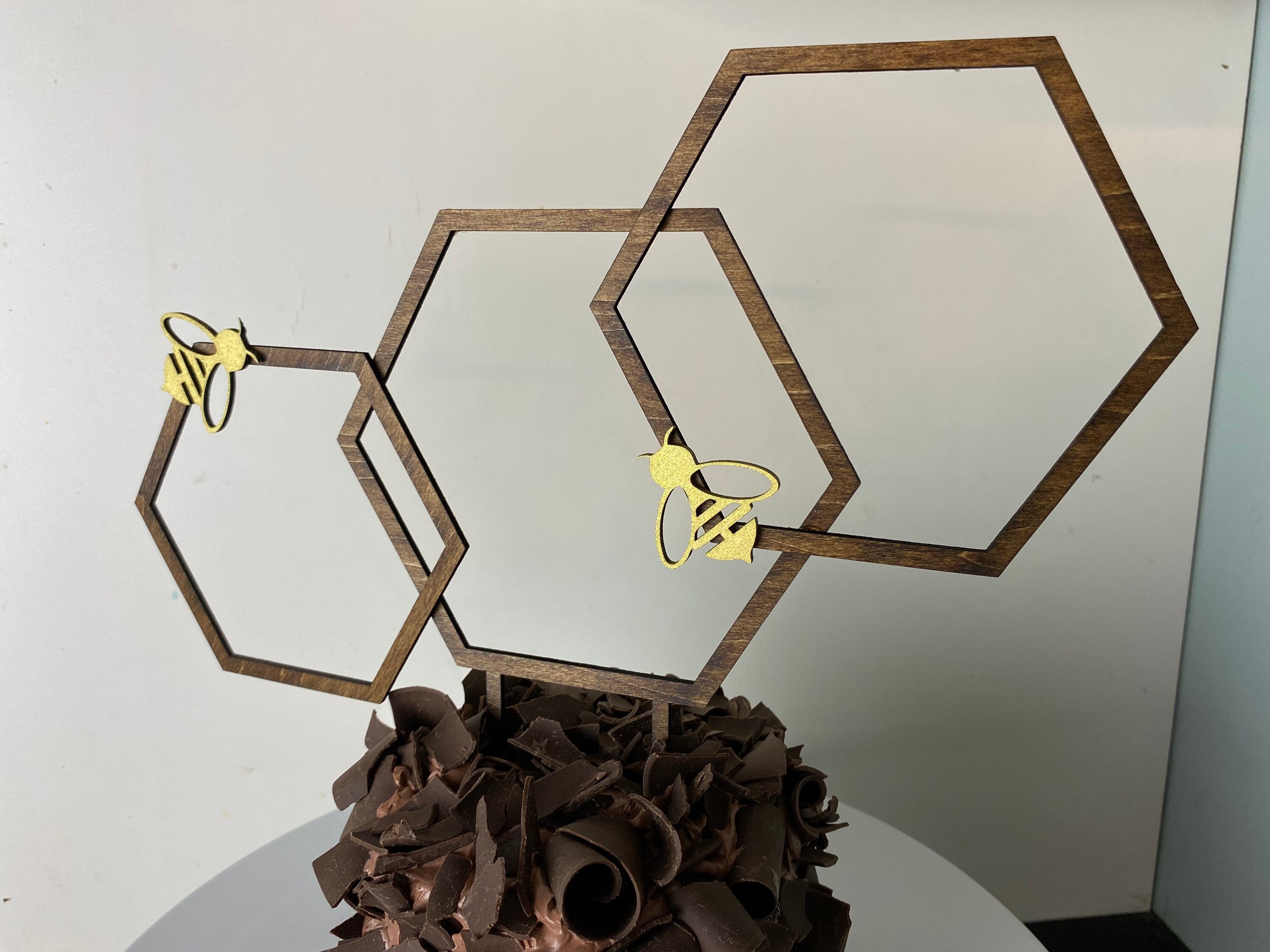 Honey Bee Cake Topper Custom Options Available - Etsy