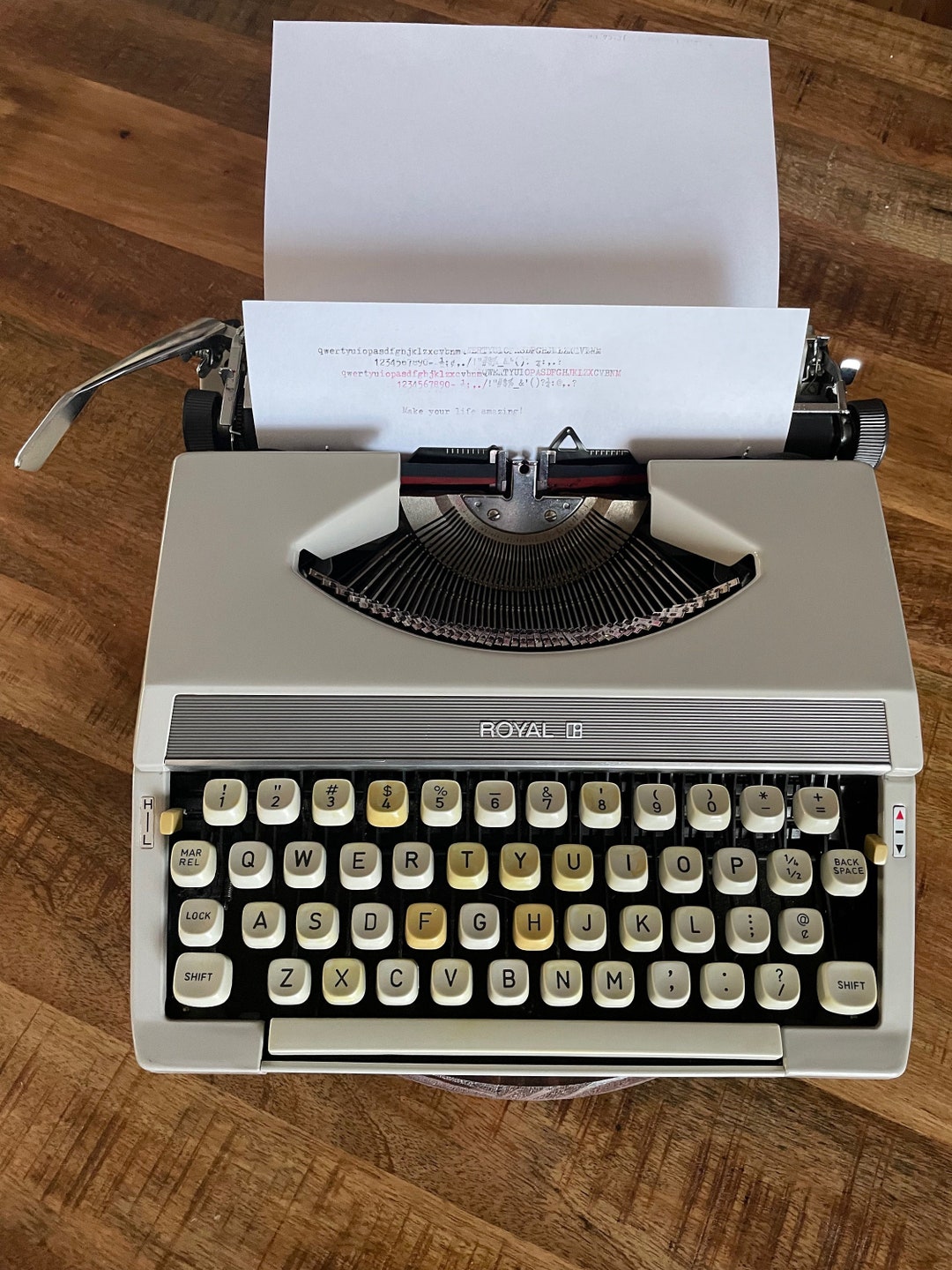 Vintage Working Royal Mercury Typewriter With Hard Case - Etsy