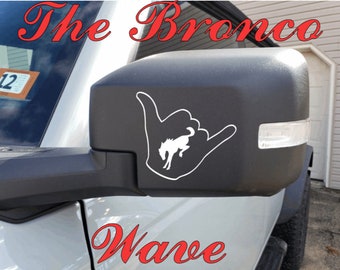 Wave Decal Bronco - Etsy