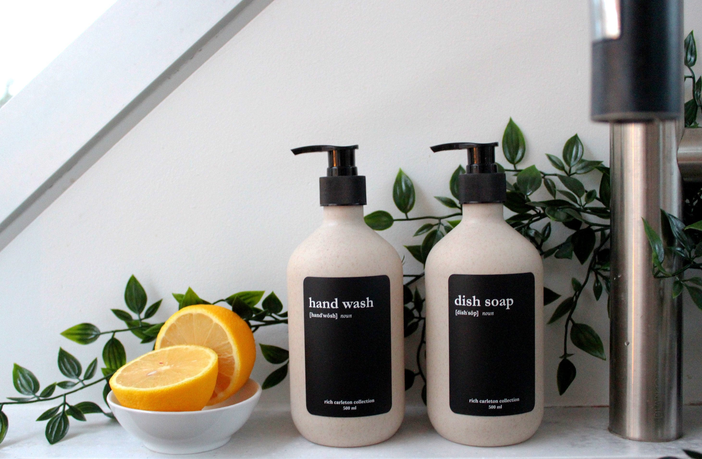 Wheat Straw PLASTIC Shampoo Hand Wash Dish Soap Bottle With - Etsy