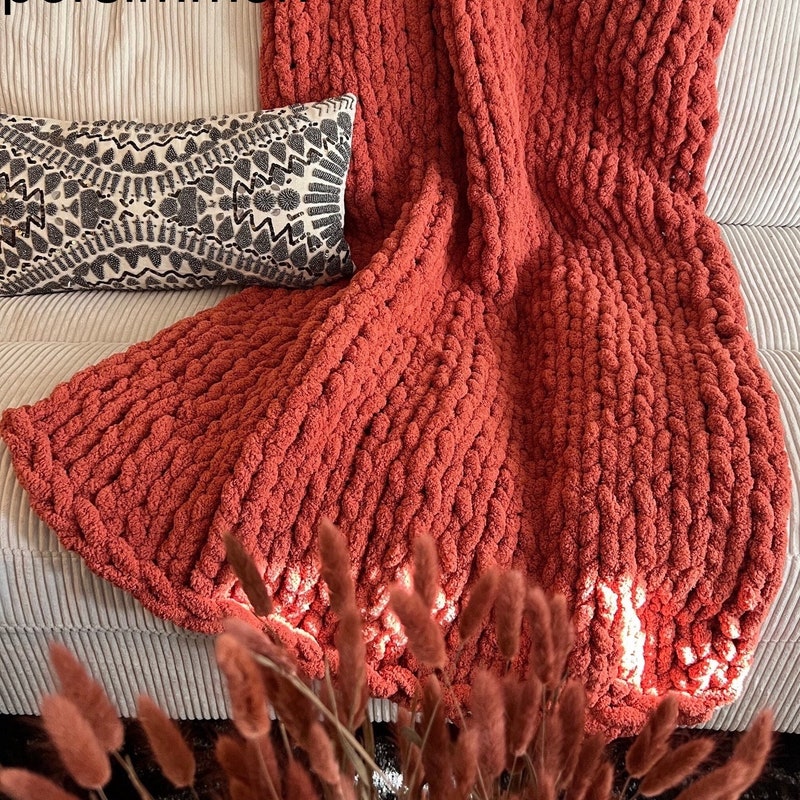 Chunky Throw - Etsy