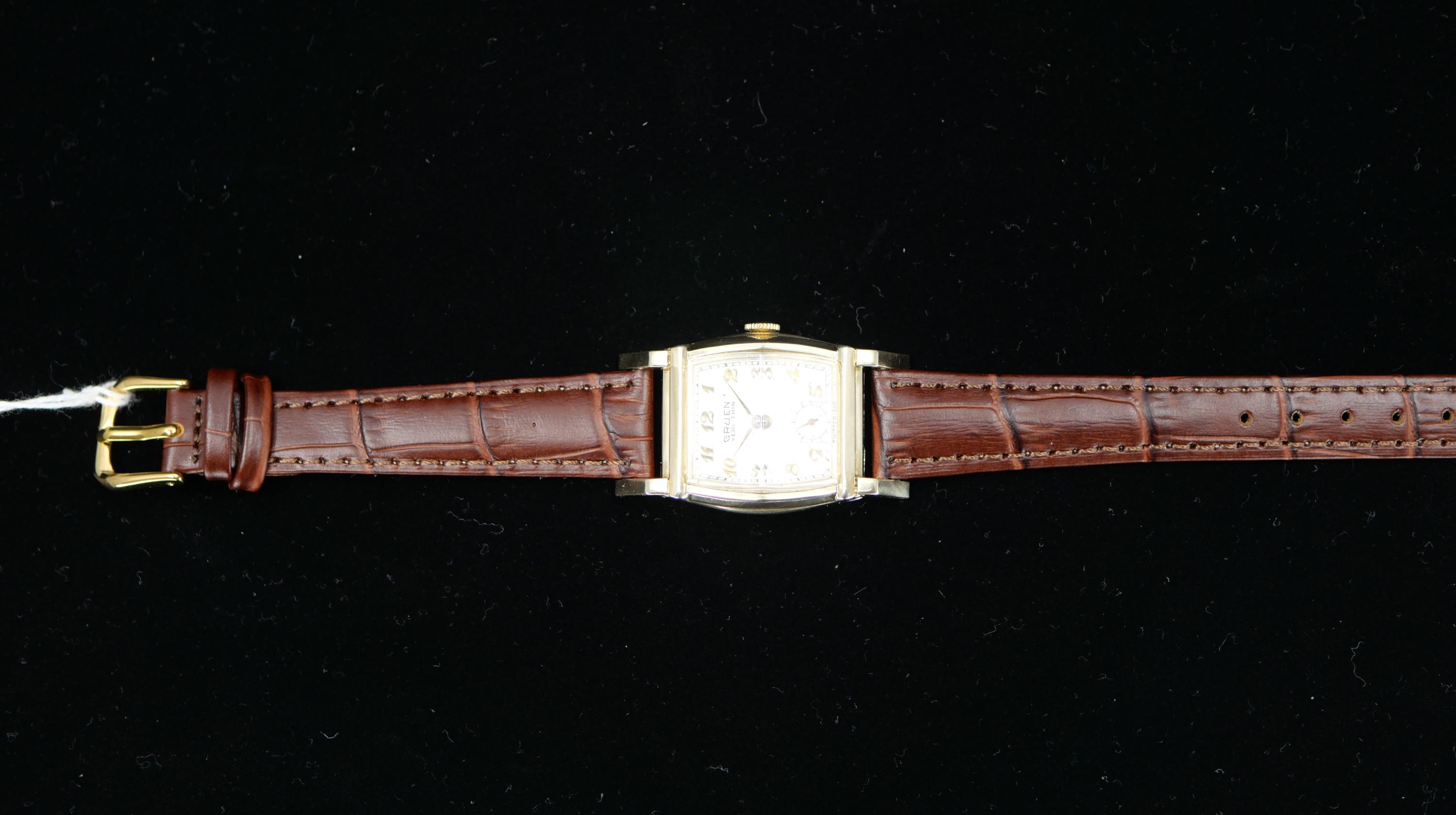 Gruen Veri-thin Vintage Watch Just Serviced & Warranty Guarantee 1841 ...