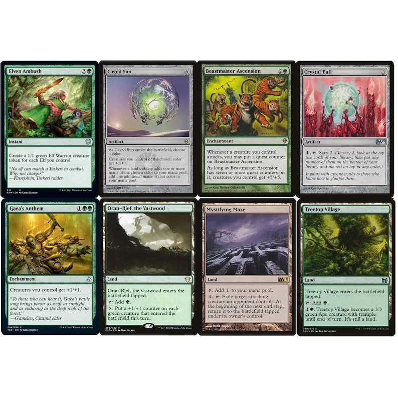 ELITE Commander Elf Deck - EDH - Ezuri - 100 Card - MTG - Ready to Play ...