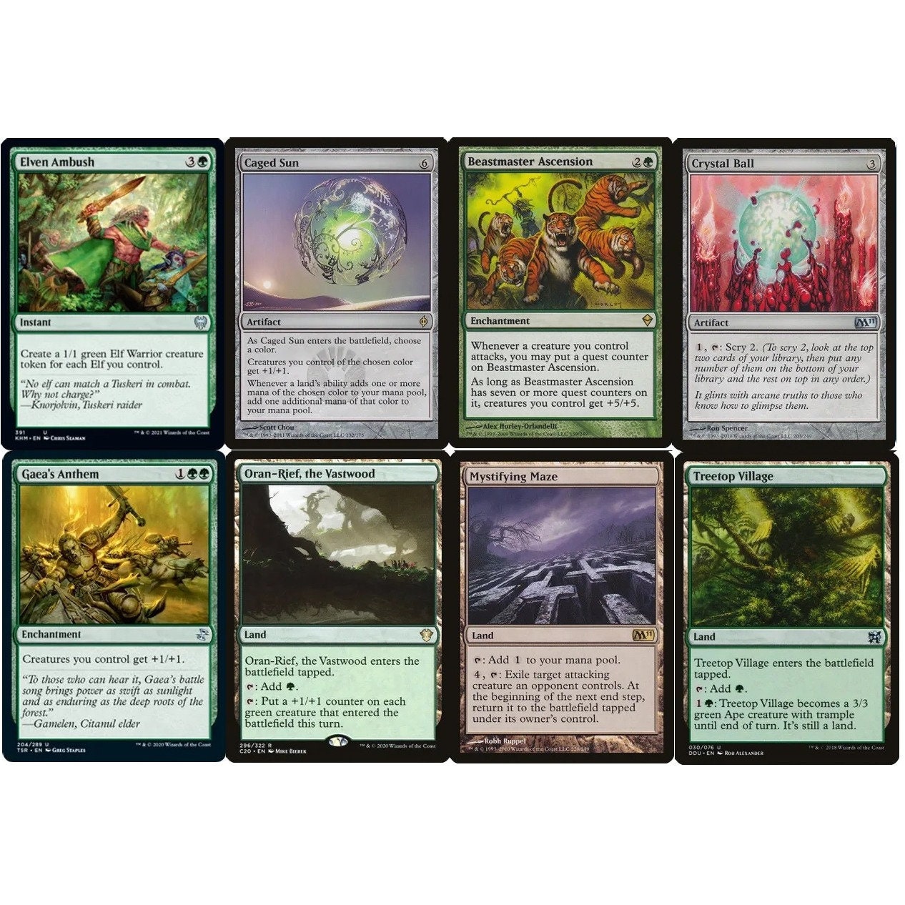 ELITE Commander Elf Deck - EDH - Ezuri - 100 Card - MTG - Ready to Play ...