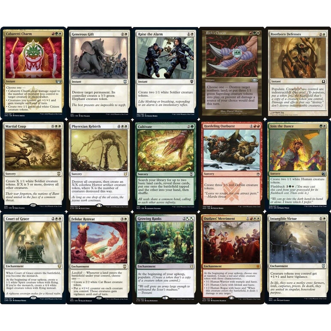 Commander Naya Jetmir Creature Deck - Red Green White - EDH -100 Card ...