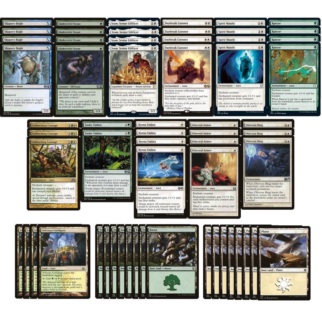 ELITE Bogles Deck - Modern - Green White - 60 Card - Ready to Play ...