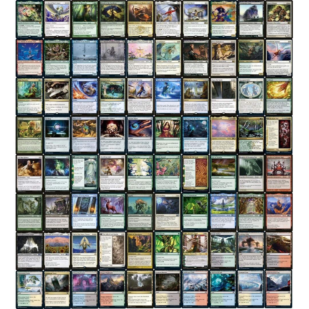 Elite Commander Shrines Deck - 5 Color - Go-shintai - EDH -100 Card ...