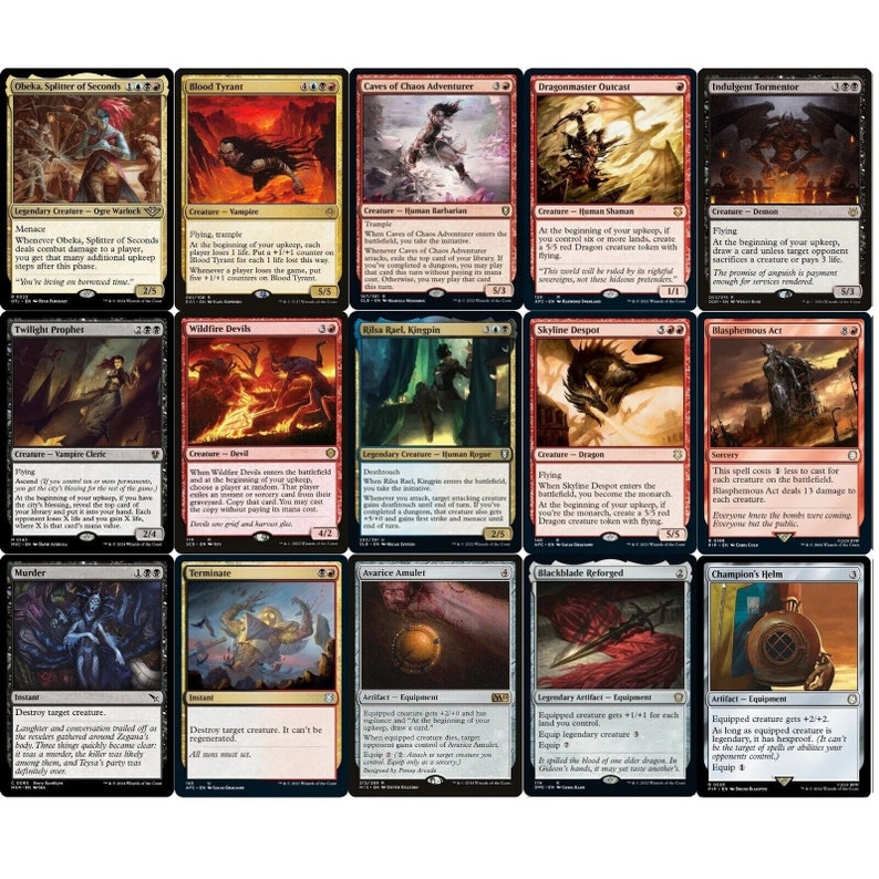 Elite Commander Obeka Upkeep Manipulation Deck - EDH - Strong - 100 ...