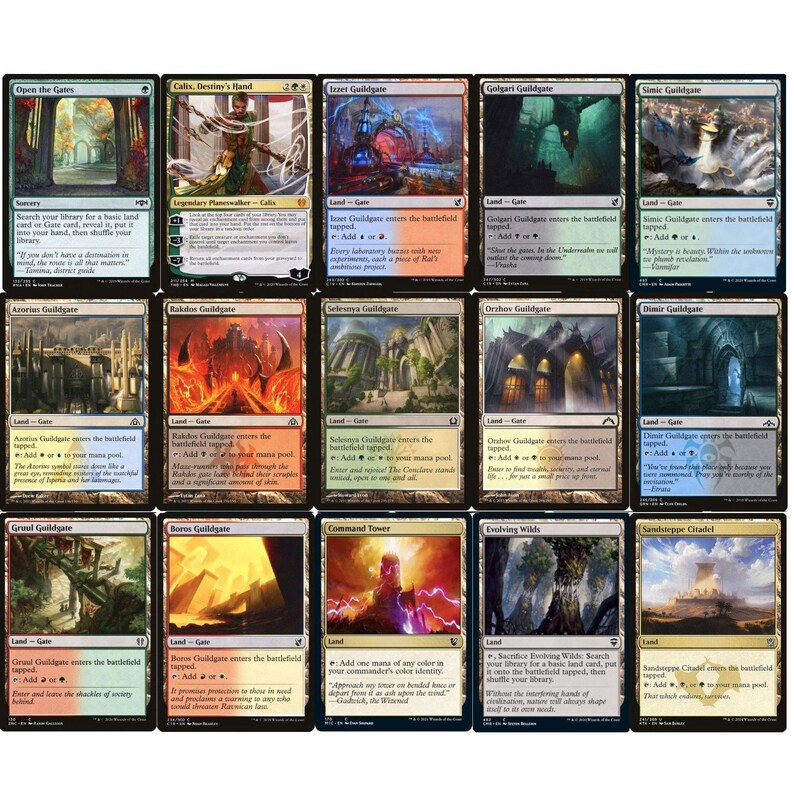 Commander Shrine Tribal Enchantment Deck - Jodah - 5 Color - EDH - MTG ...