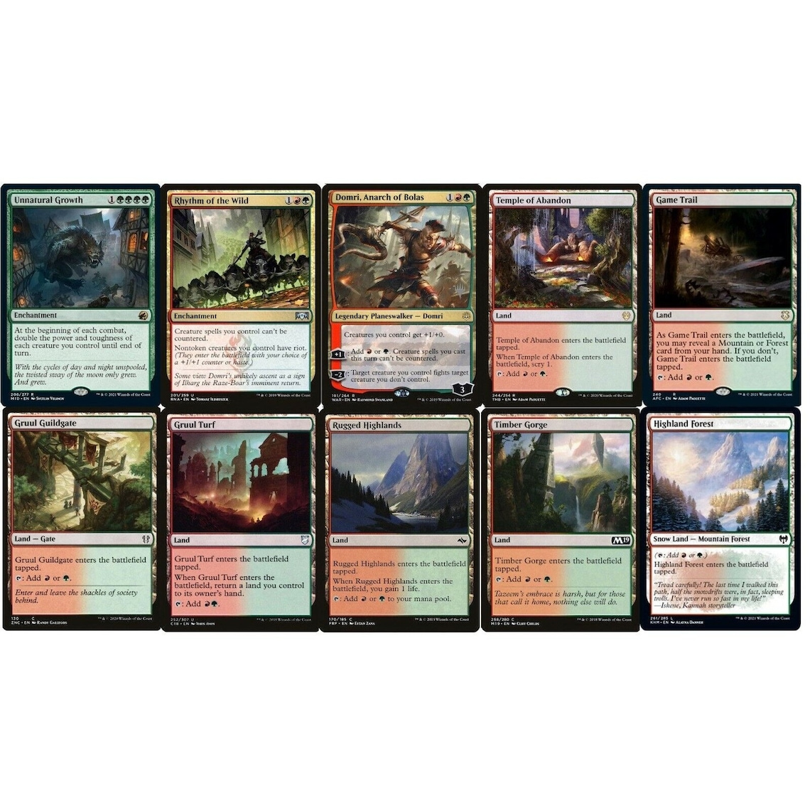 Elite Commander Werewolf Deck - Red Green Tovolar - Very Strong - 100 ...