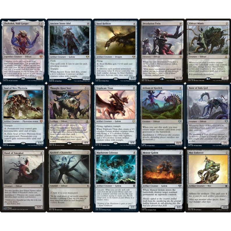 Commander Eldrazi Deck - Colorless - Cedh EDH - Very Powerful - 100 ...