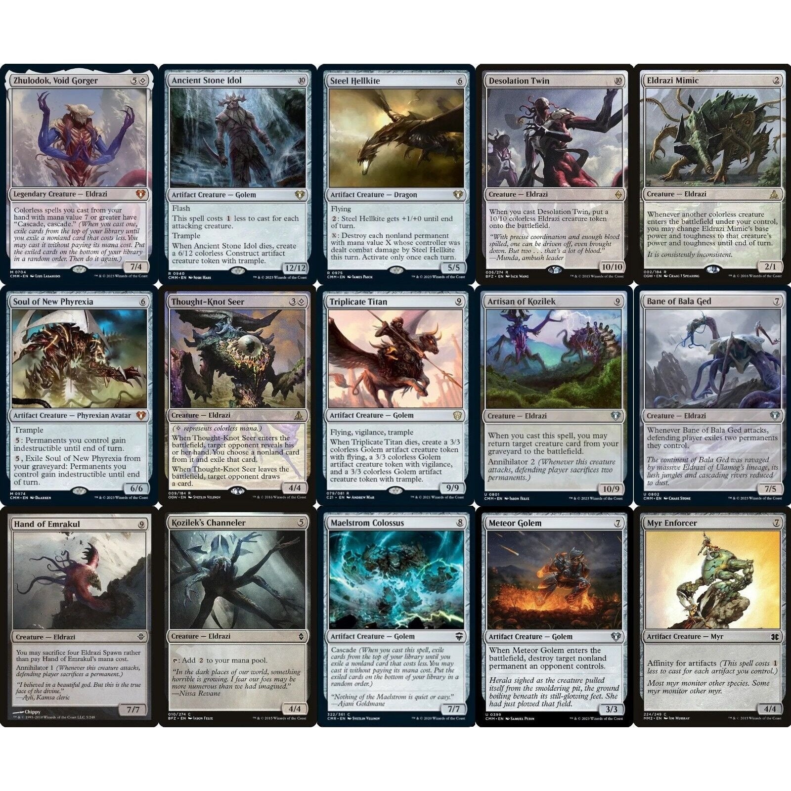 Commander Eldrazi Deck - Colorless - Cedh EDH - Very Powerful - 100 ...