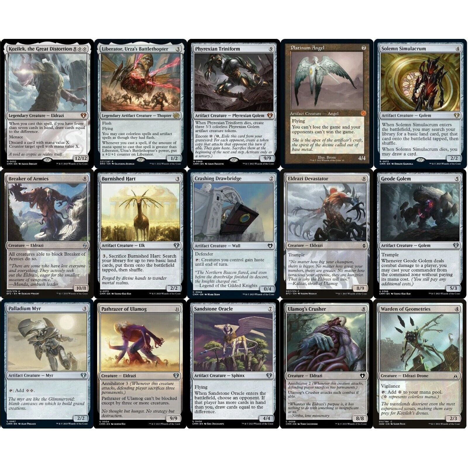 Commander Eldrazi Deck - Colorless - Cedh EDH - Very Powerful - 100 ...