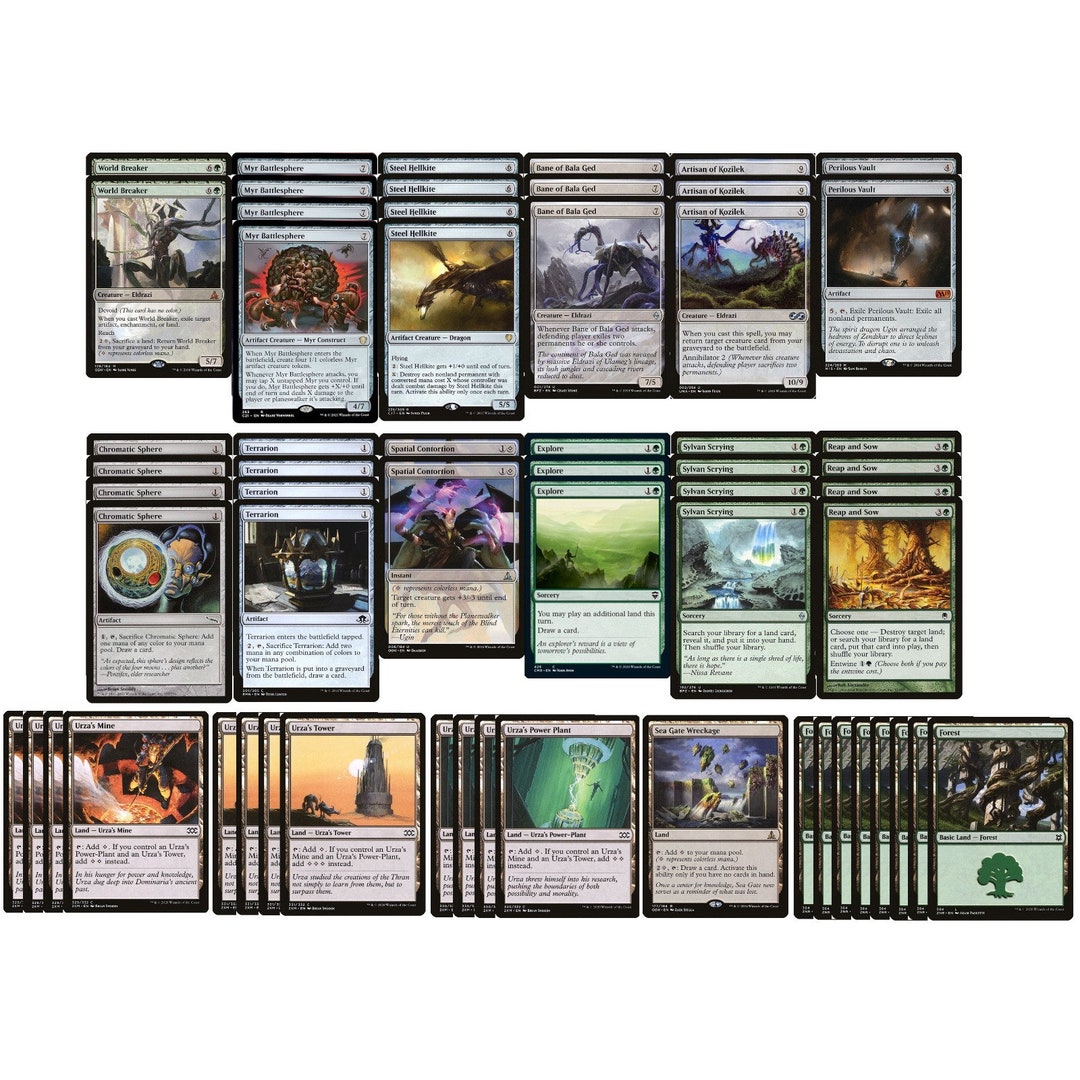 ELITE Tron Deck - Modern Legal - 60 Card - Urzatron - MTG NM/M!!! - Etsy