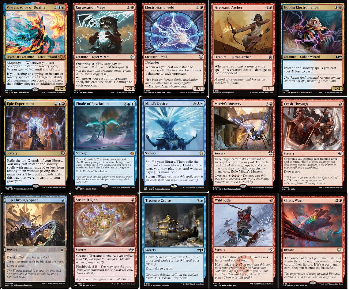 Vivi Ornitier Storm Commander Deck - Izzet - Magic the Gathering ...