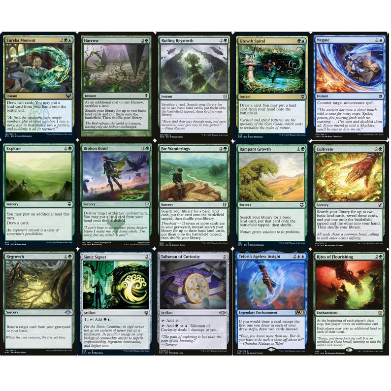 Commander Tatyova Landfall Deck - Simic - Blue Green - EDH -100 Card ...