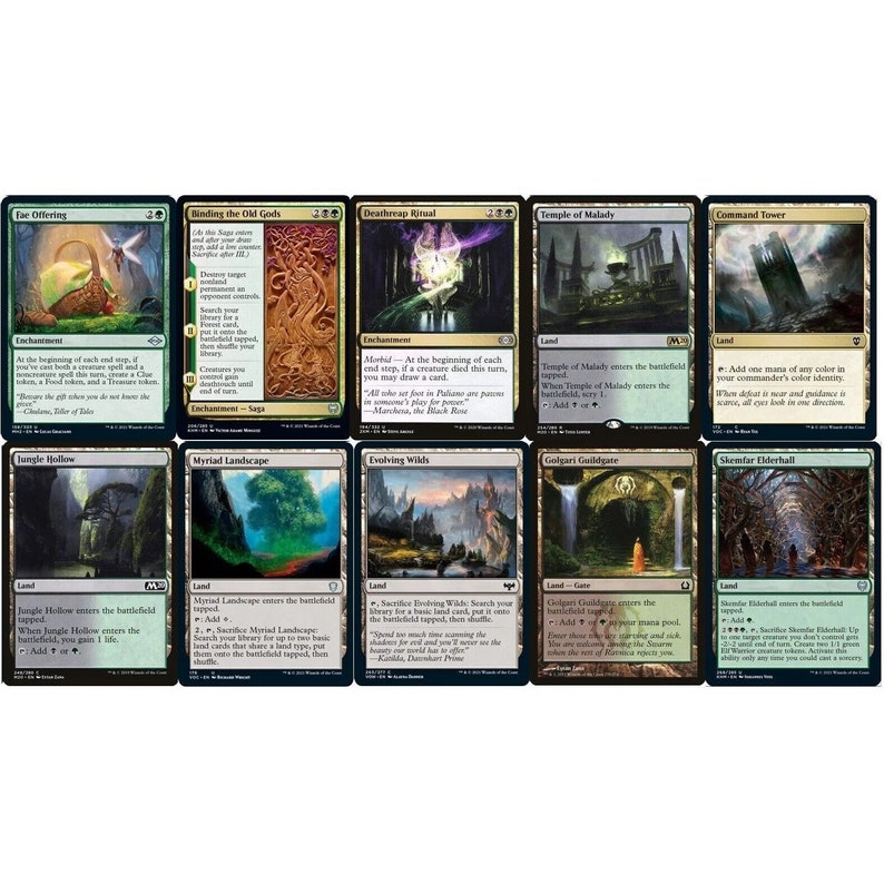 Commander Squirrel Token Deck - Golgari - Black Green - EDH -100 Card ...