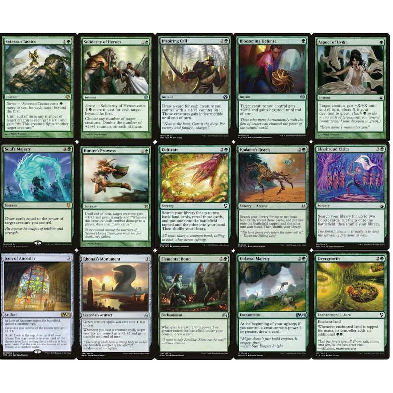 Commander Hydra Deck - Mono Green - EDH - Gargos -100 Card - MTG NM/M ...