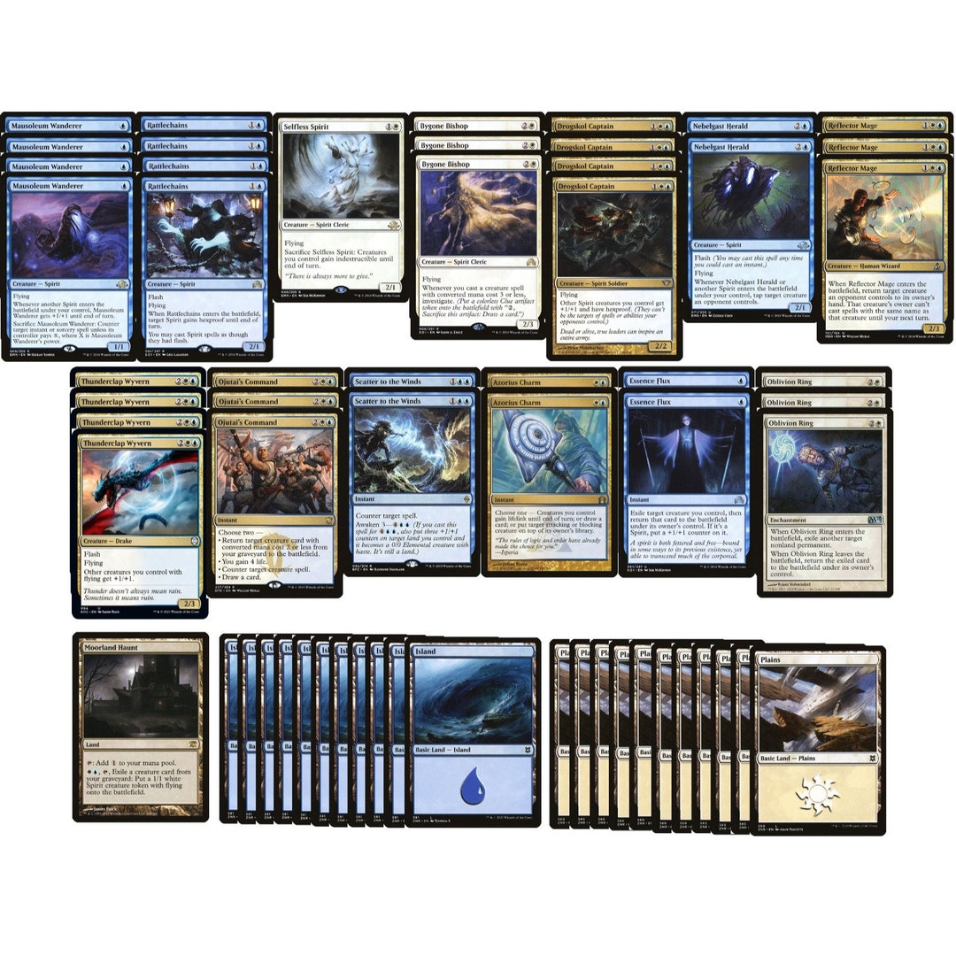 ELITE Spirit Deck - Very Powerful - MTG Magic the Gathering - Ready to ...