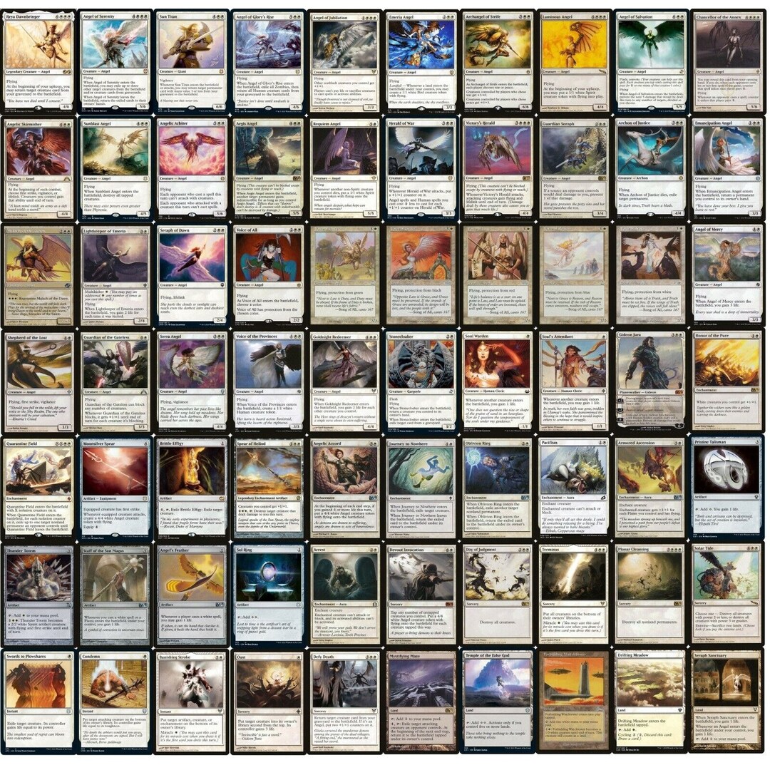 ELITE Commander Angel Deck - EDH - Reya Dawnbringer - 100 Card - MTG ...