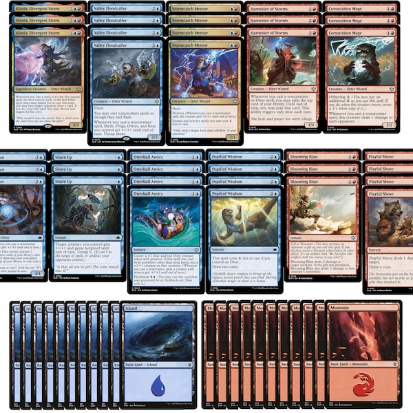 Otter Magic Cards - Etsy