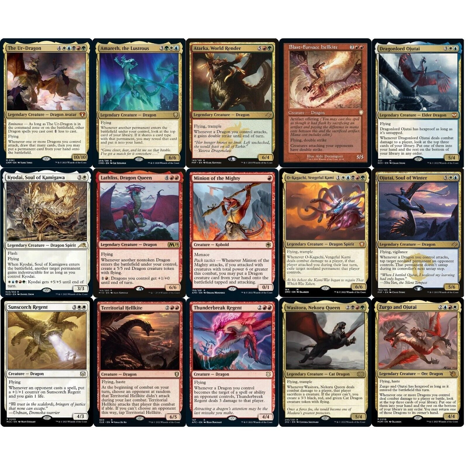 Elite Commander Dragon Deck - Ur-dragon - Cedh EDH - Powerful - 100 ...
