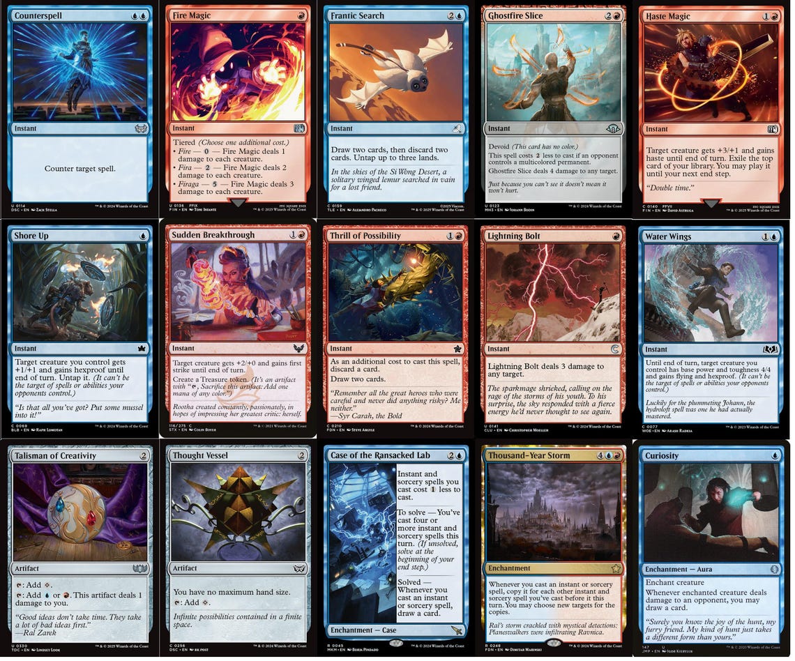 Vivi Ornitier Storm Commander Deck - Izzet - Magic the Gathering ...
