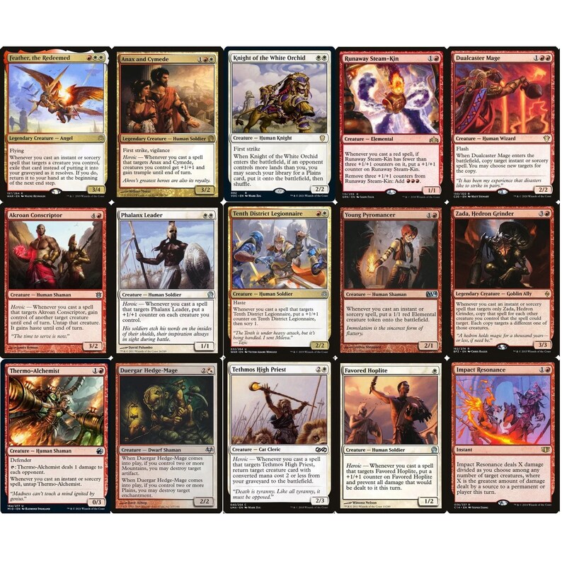 ELITE Feather, the Redeemed Commander Deck EDH Red White Aggro Boros ...