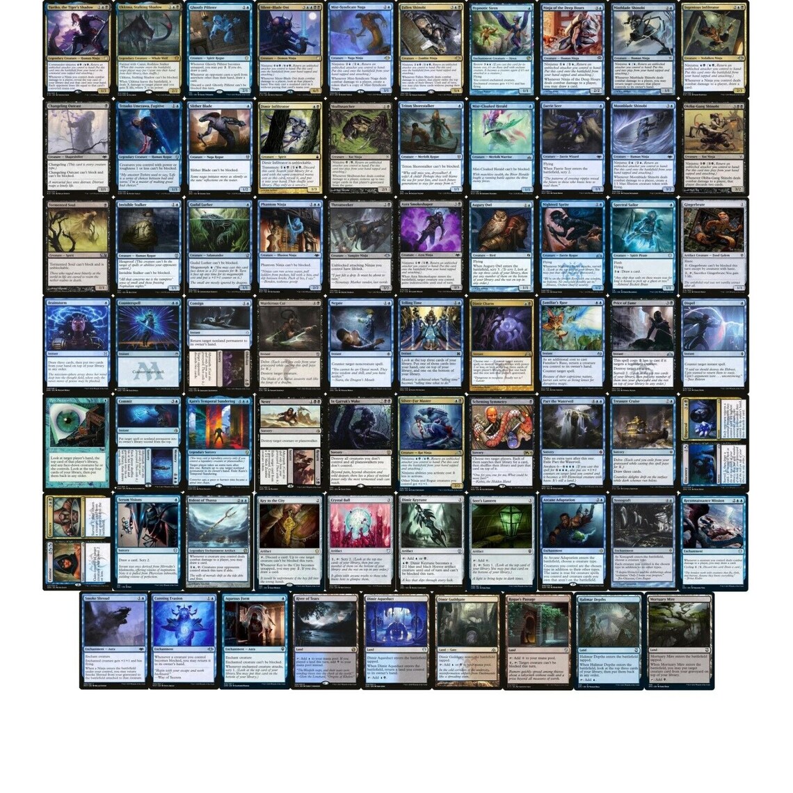 Commander Ninja Deck - Yuriko - Dimir Blue Black - EDH -100 Card - MTG ...