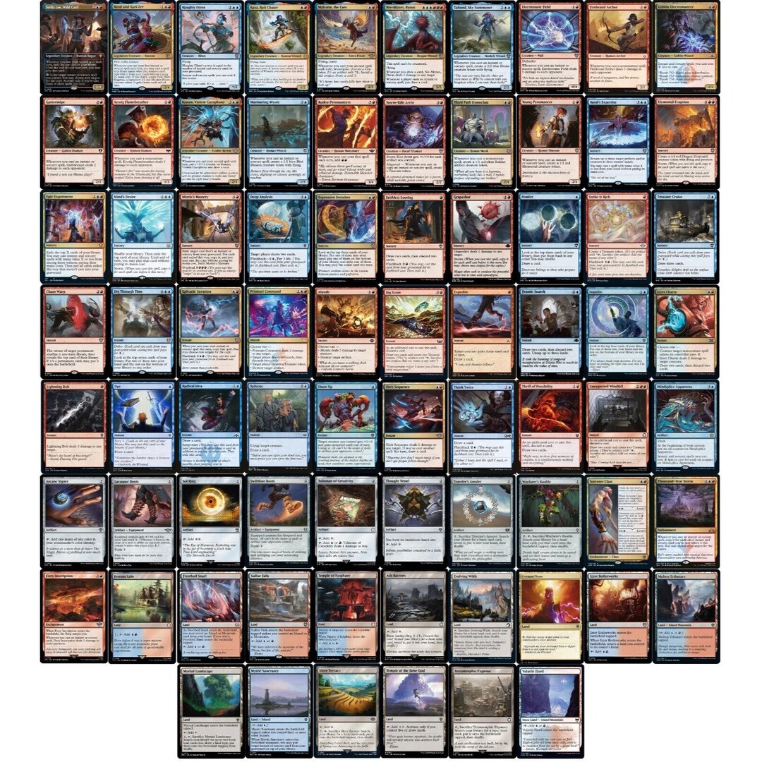 Elite Commander Spellslinger Deck - Stella Lee - Very Strong - 100 Card ...